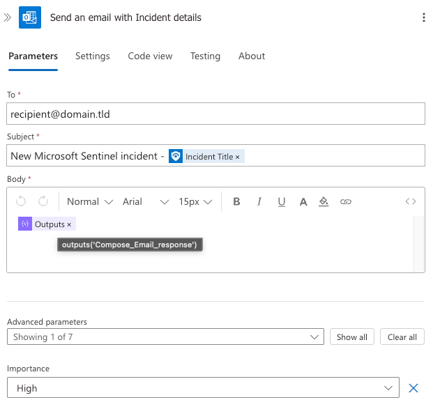 Building an Automated Sentinel Incident Reporting System with Azure Logic Apps
