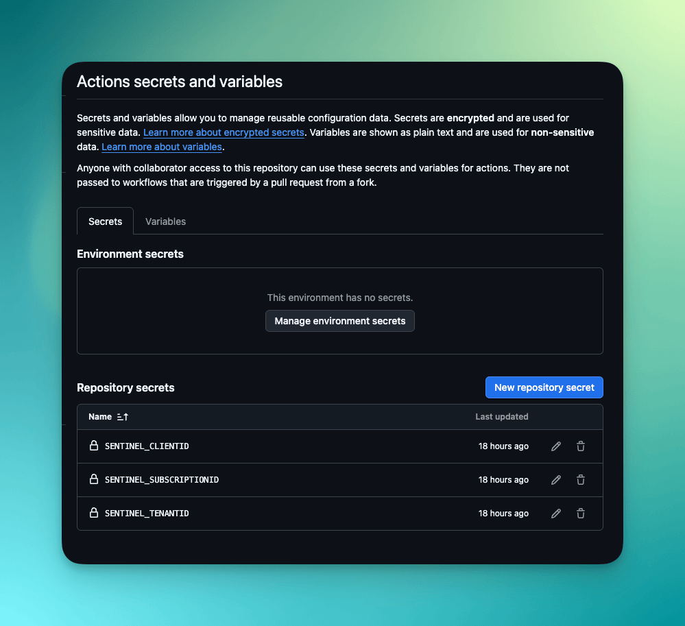 Automating Microsoft Sentinel Deployment With Github Actions